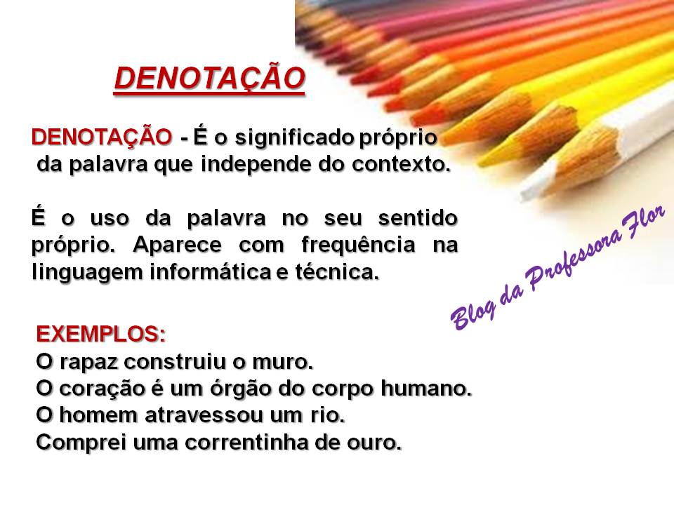 Exercicios Sobre Denotação E Conotação - FDPLEARN