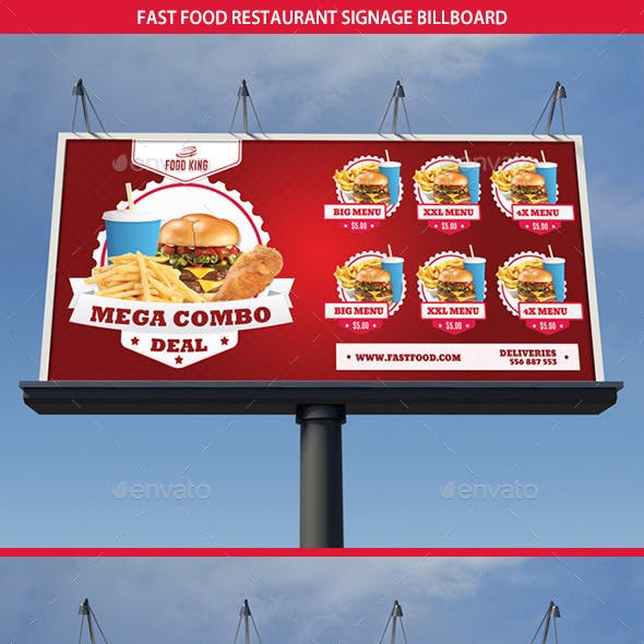 130+ Best Restaurant Billboard Templates | Graphic Design Resources