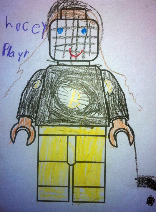 Sacred Heart art room: Lego Minifigure Self Portrait