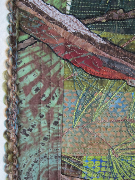 Barbara Strobel Lardon Art quilts: Barred Owl