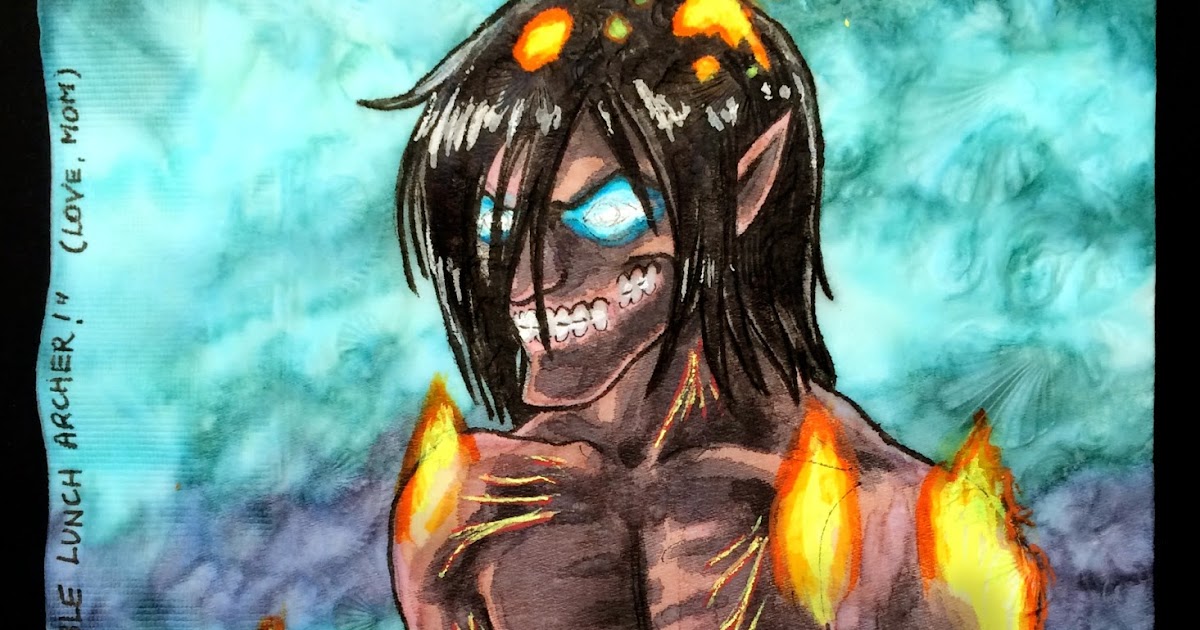 Eren Titan Form Fire