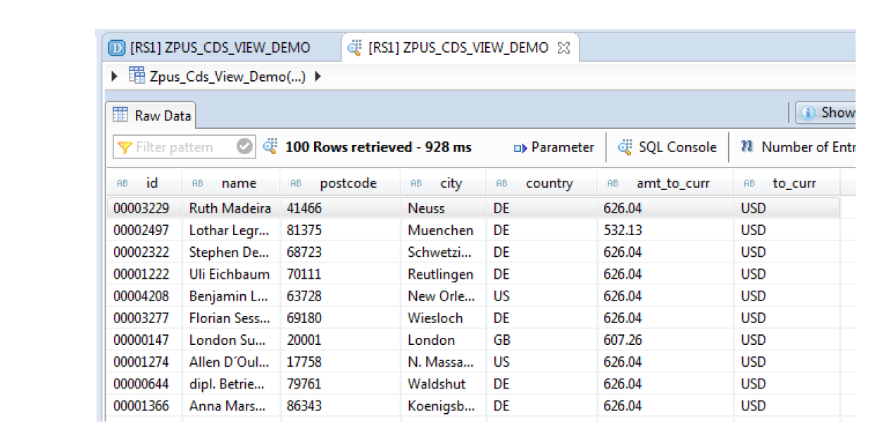 CDS Views Of SAP HANA For Beginners With Example.