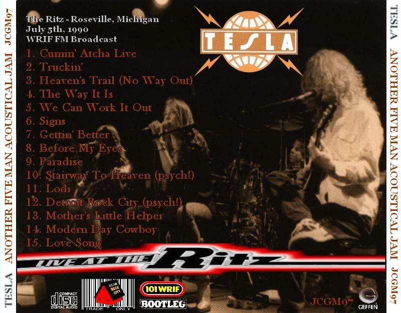Tesla-Another acoustical jam in the Ritz, 1990