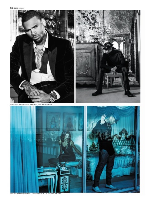 Allure Du Courant: "BACK IN BROWN" Chris Brown Blank Magazine Feature