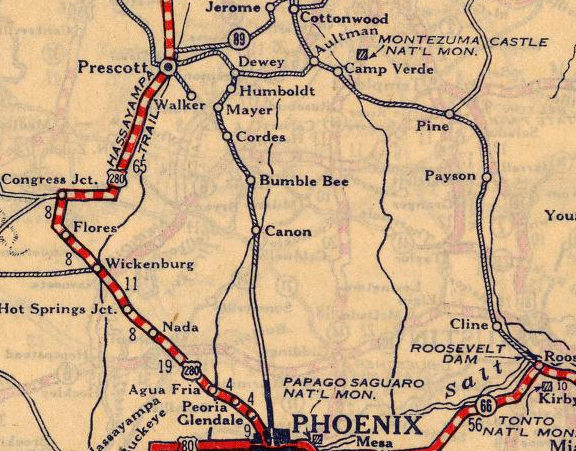 2016 Fall Mountain Trip Part 25; Arizona State Route 69 and Interstate ...