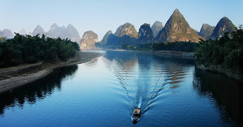 Paseo por el río Li en Guangxi, China