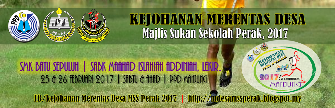 KEJ MDESA MSS PERAK 2017: LOGO KEJOHANAN