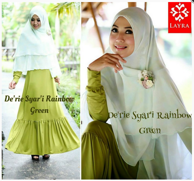 Gambar Desain Hijab Syar'i Modern Terkini