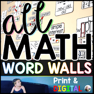 Scaffolded Math and Science: Digital Math Word Walls