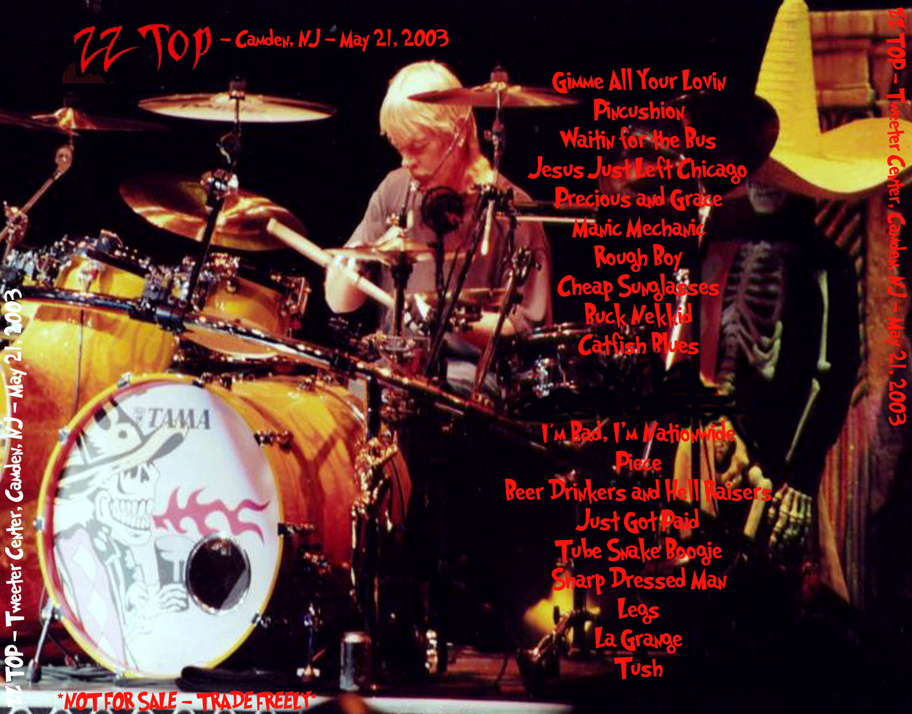 les sensass sillons: ZZ Top - Live at Tweeter Center, Camden, NJ, 21/05 ...