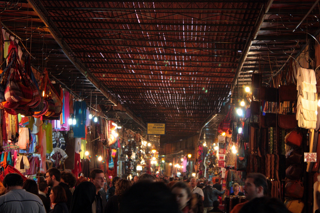 FRAMMENTI DI VIAGGI: Il grande mercato di Marrakech, il magico souq