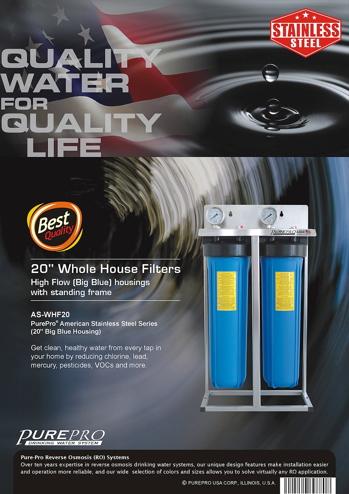 PurePro® USA Water Filtration System - Water Filter Manufacturer & Exporter