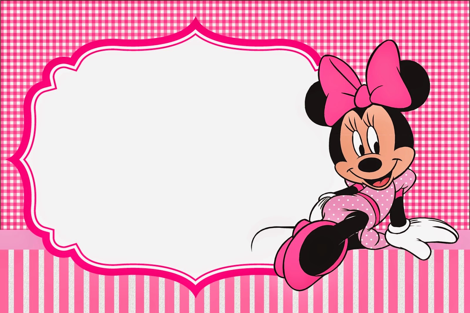 Minnie Pink Squares Free Printable Candy Bar Labels. - Oh My Fiesta! in ...