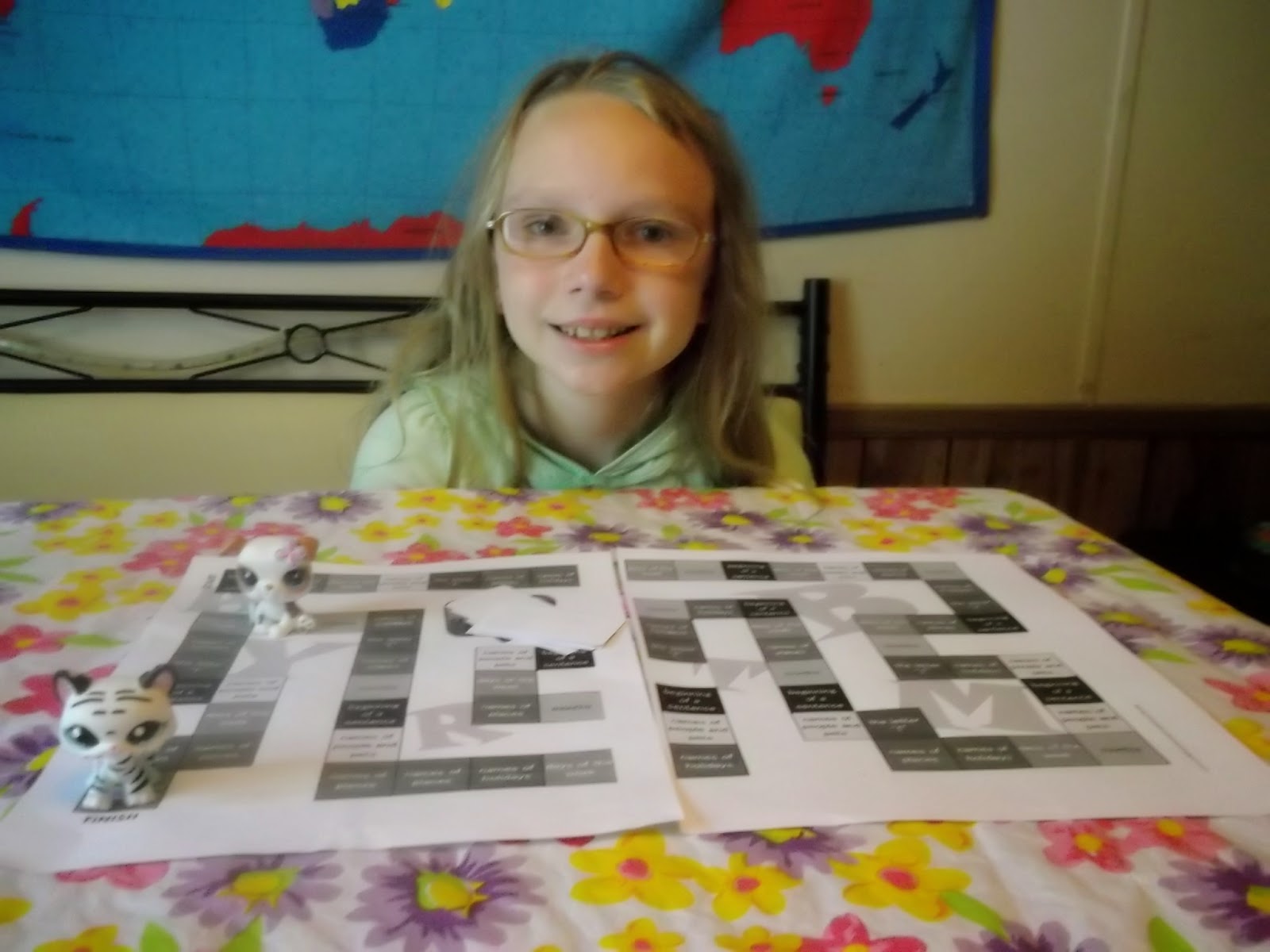 Melissas Homeschool Blog: Grammar Capitalization Printable Board Game