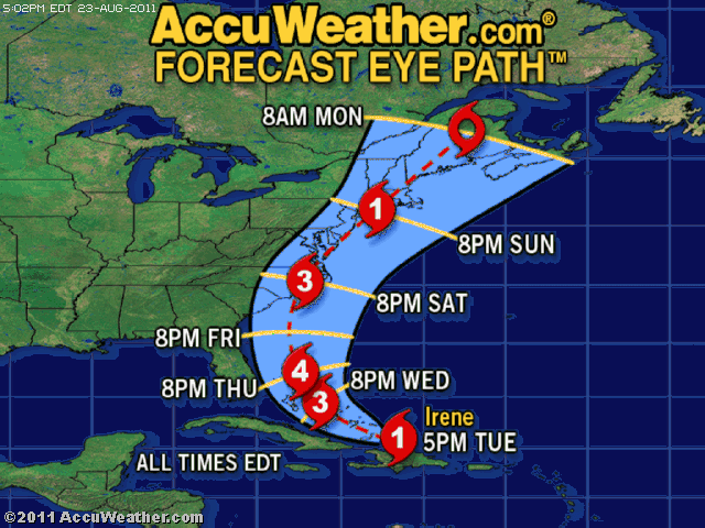 West 12th Road Block Association News: Hurricane "Irene" - Update