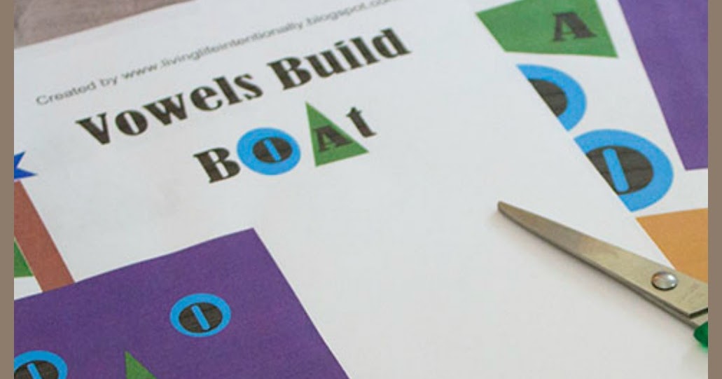 FREE Vowel Letters Building Activity