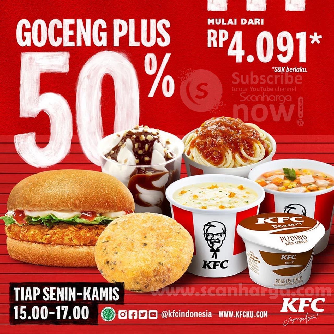 KFC GOCENG PLUS Harga Promo mulai Rp. 4.091 Aja - scanharga