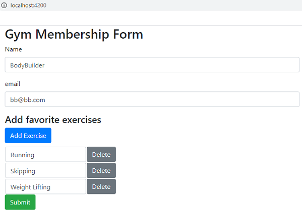Formarray In Angular With Example Tech Tutorials