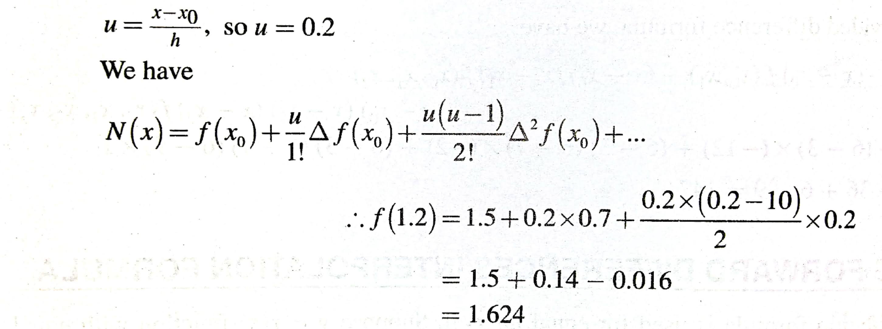C Program for Newton Forward Interpolation