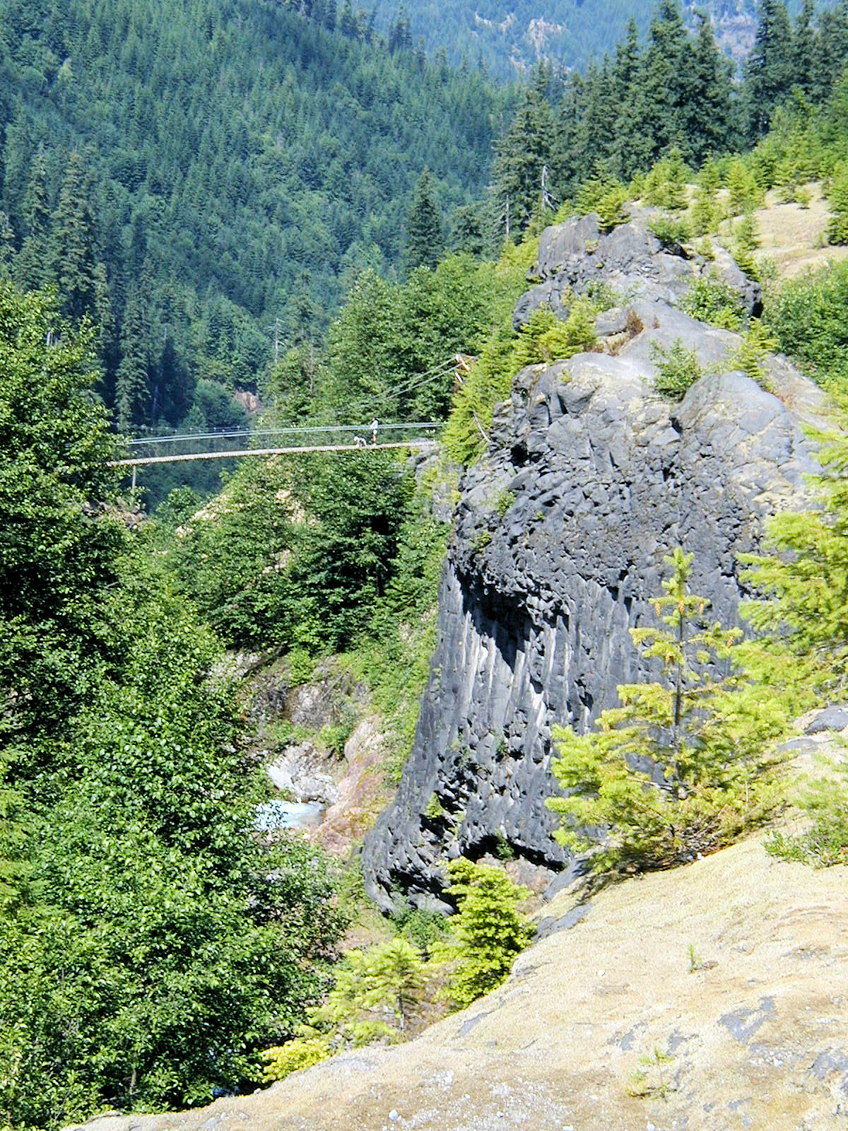 JessStryker.com: Lava Canyon Swinging Bridge