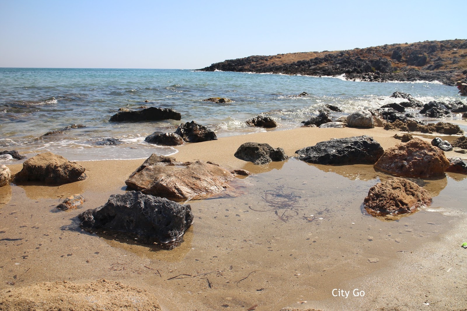 Potamos beach, Malia, Greece