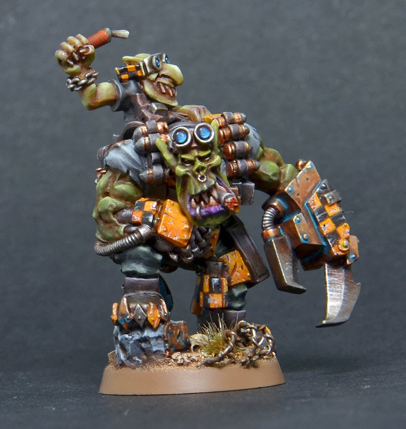 The Brush Brothers: Ork Kommandos Nob - finished paintjob