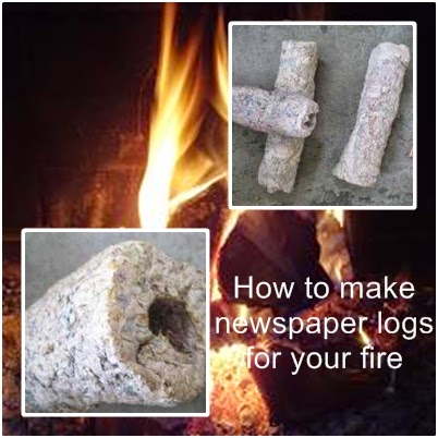 How to make newspaper logs for your fire - Handy DIY