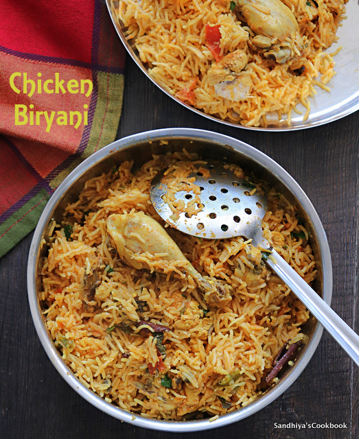 Sandhiya's Cookbook: Instant Pot Chicken Biryani | Chicken Biryani