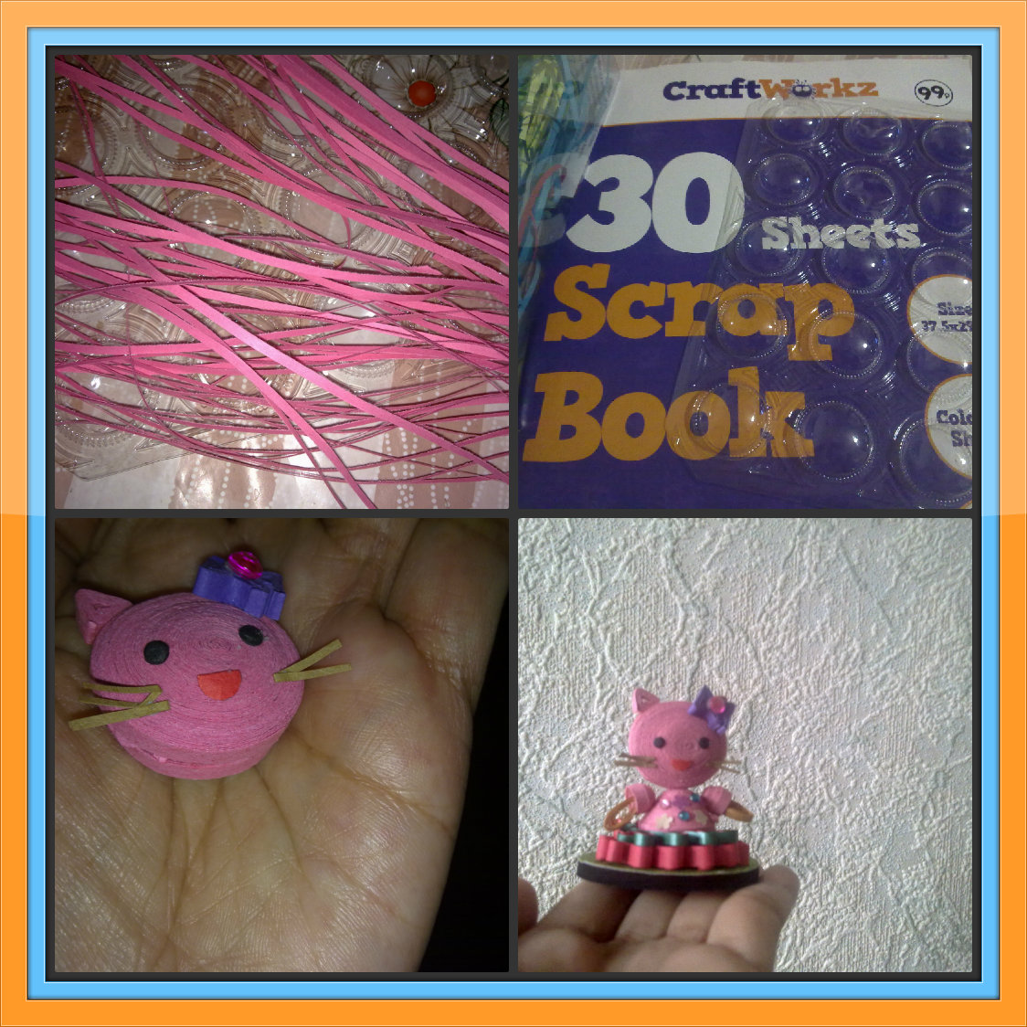 papercrafts: Quilled Hello Kitty :))