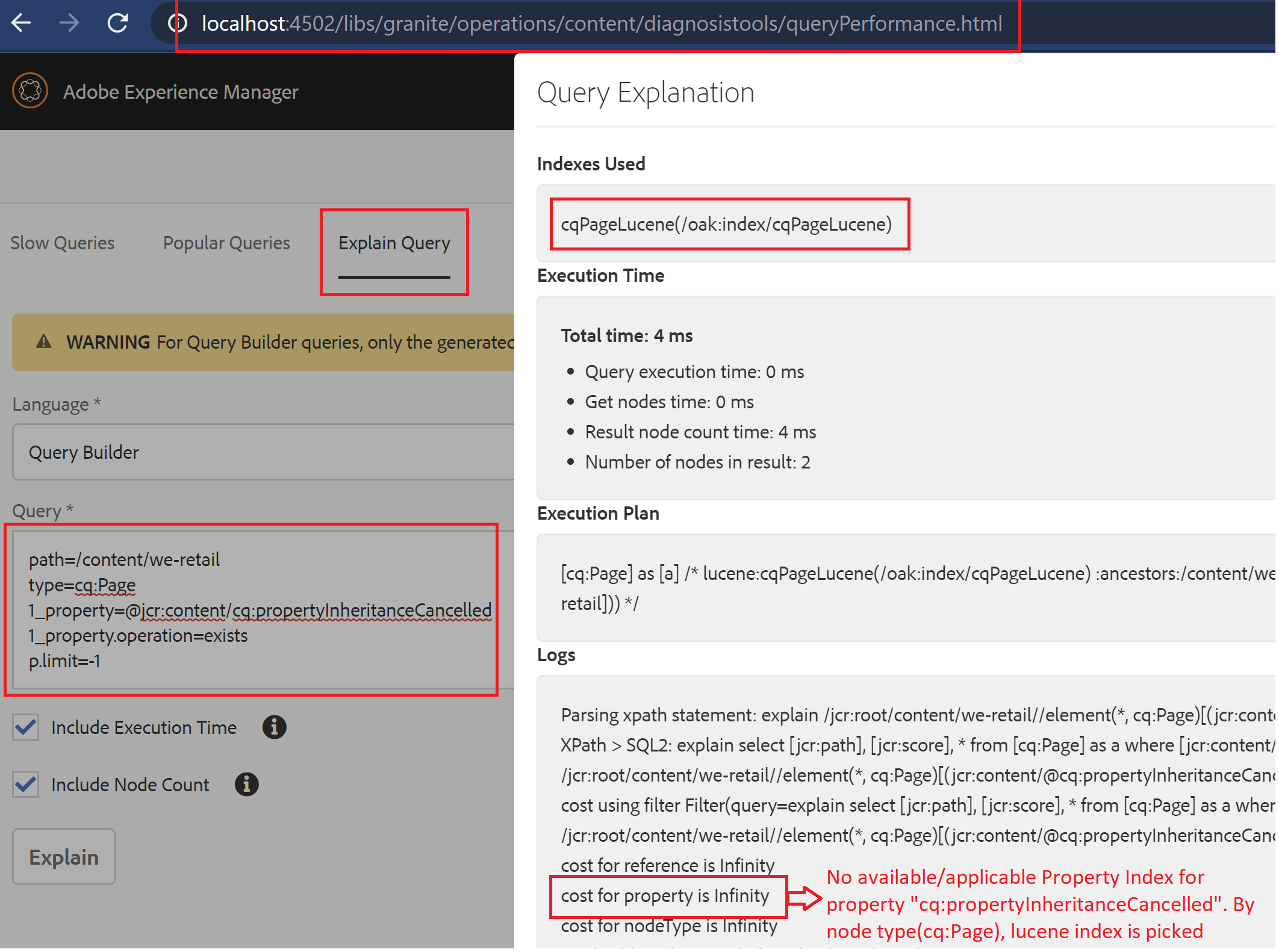 Property Index In Aem Index Properties And Steps To Create Custom Index