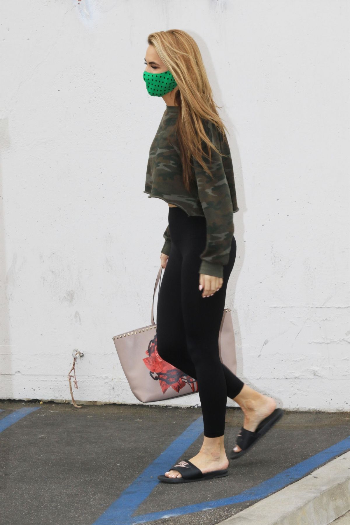 Chrishell Stause At DWTS Rehersal in Los Angeles 24 Oct -2020