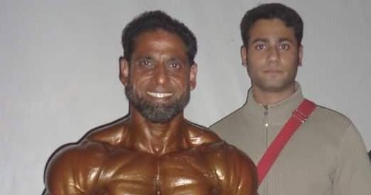 world bodybuilders pictures: mr lahori champion bodybuilder khalid ali