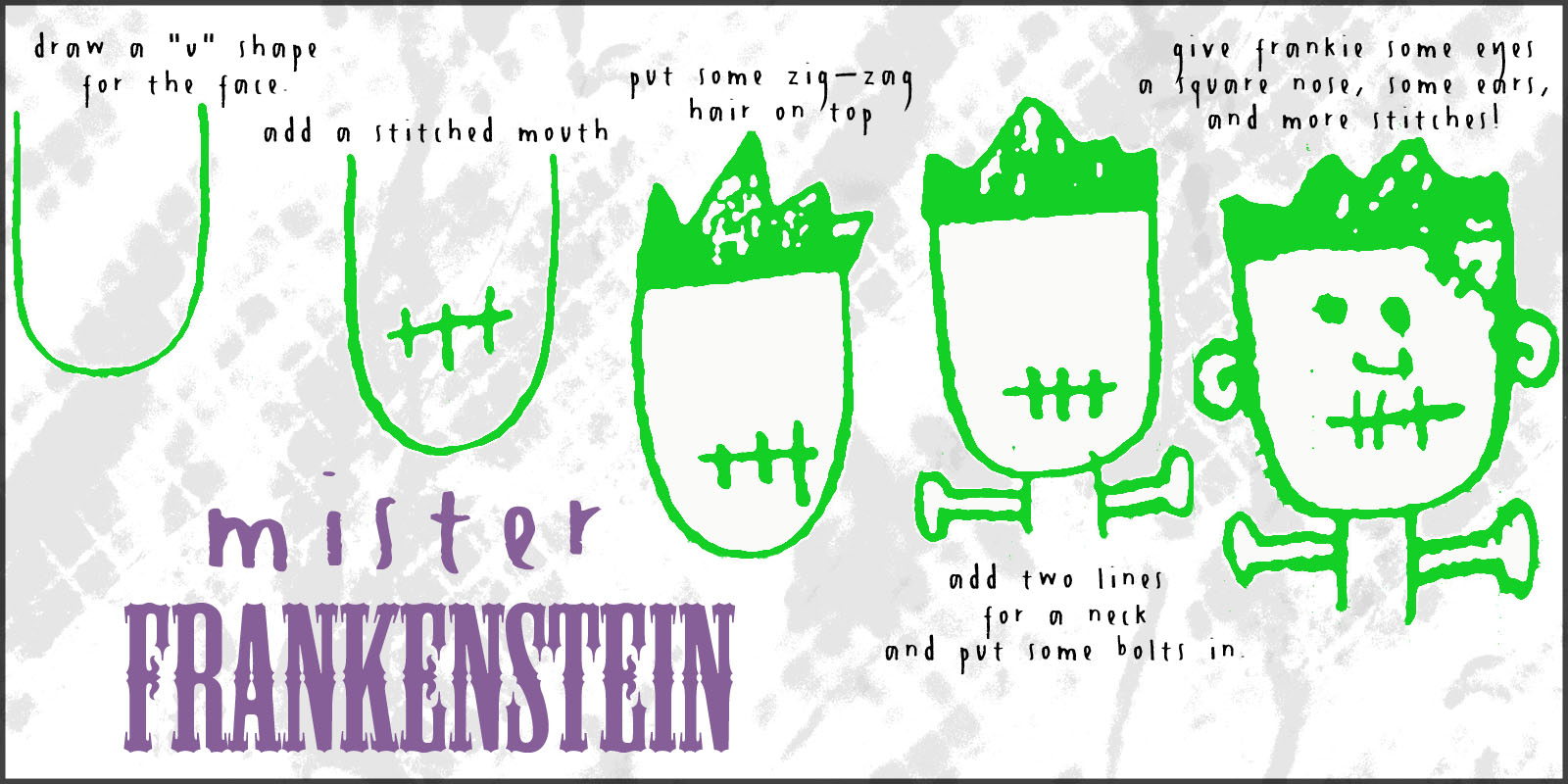 Love Notes by Lauryn: how to draw halloween characters