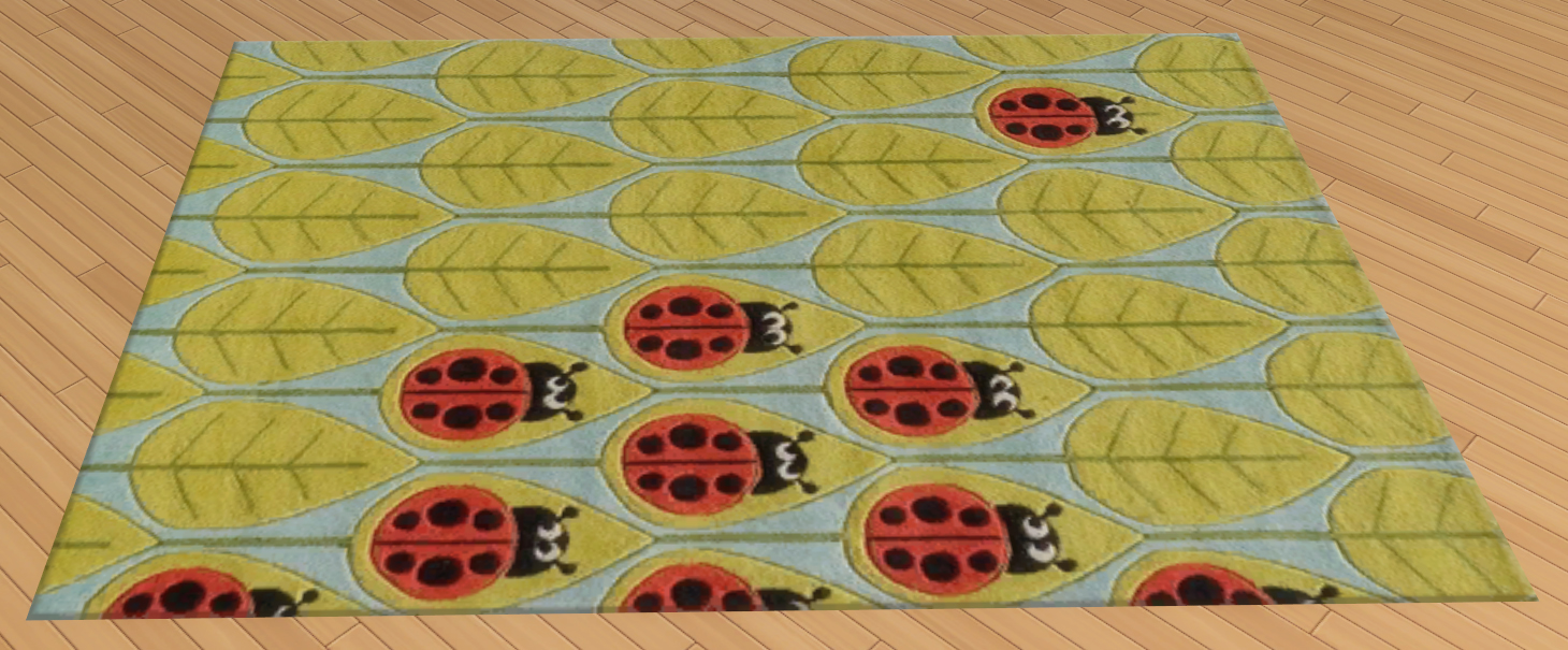 Kids Rugs. Sims 4 Custom Content.