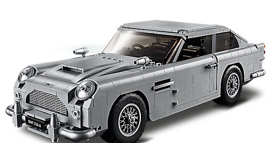 Pop Culture Safari!: See! James Bond Aston Martin DB5 Lego set!