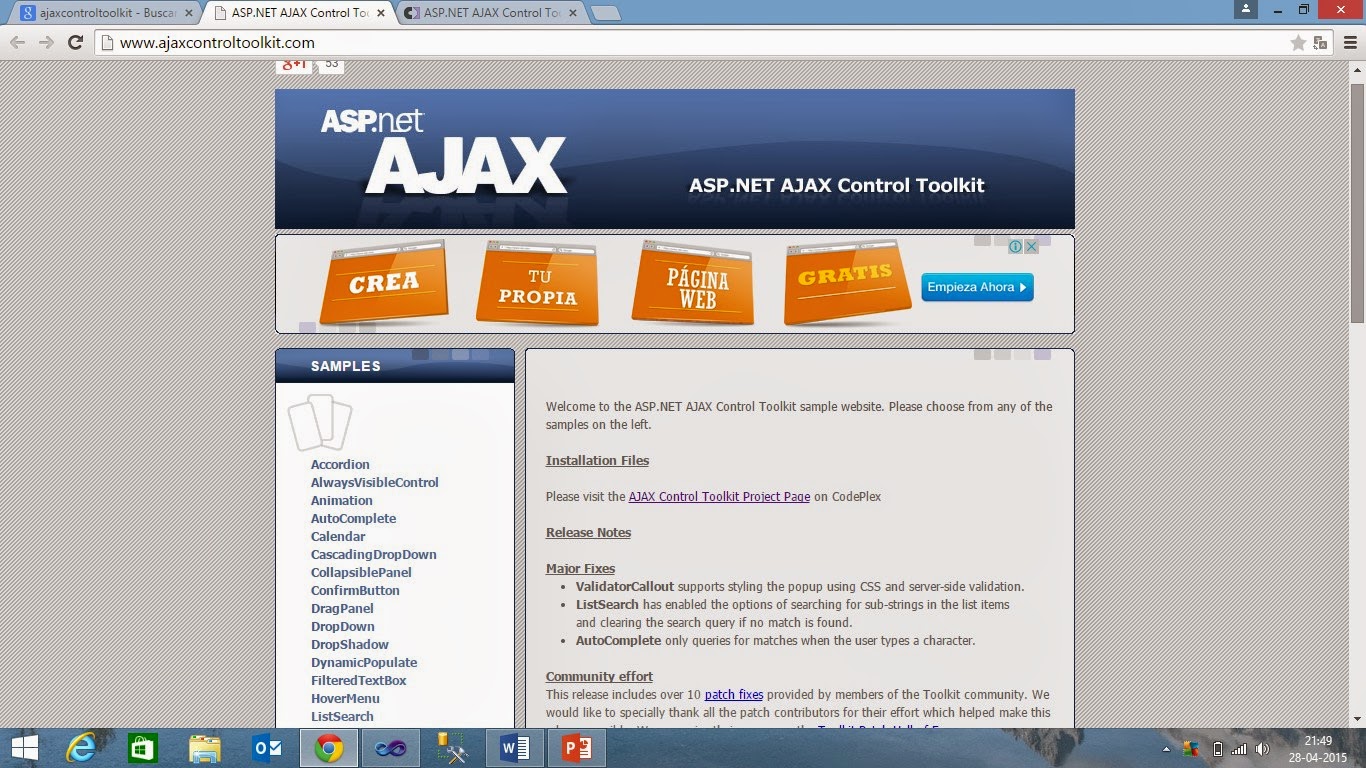Ajax Control Toolkit. Que es? Para que sirve? Como Instalar ...