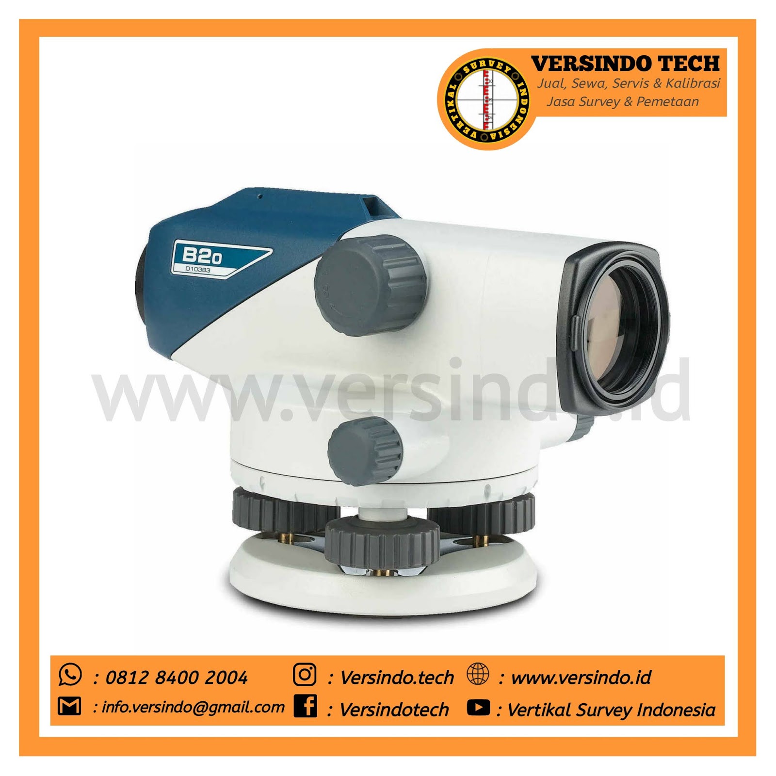 Automatic Level Sokkia B20 Harga di Surabaya & Spesifikasi Teknis