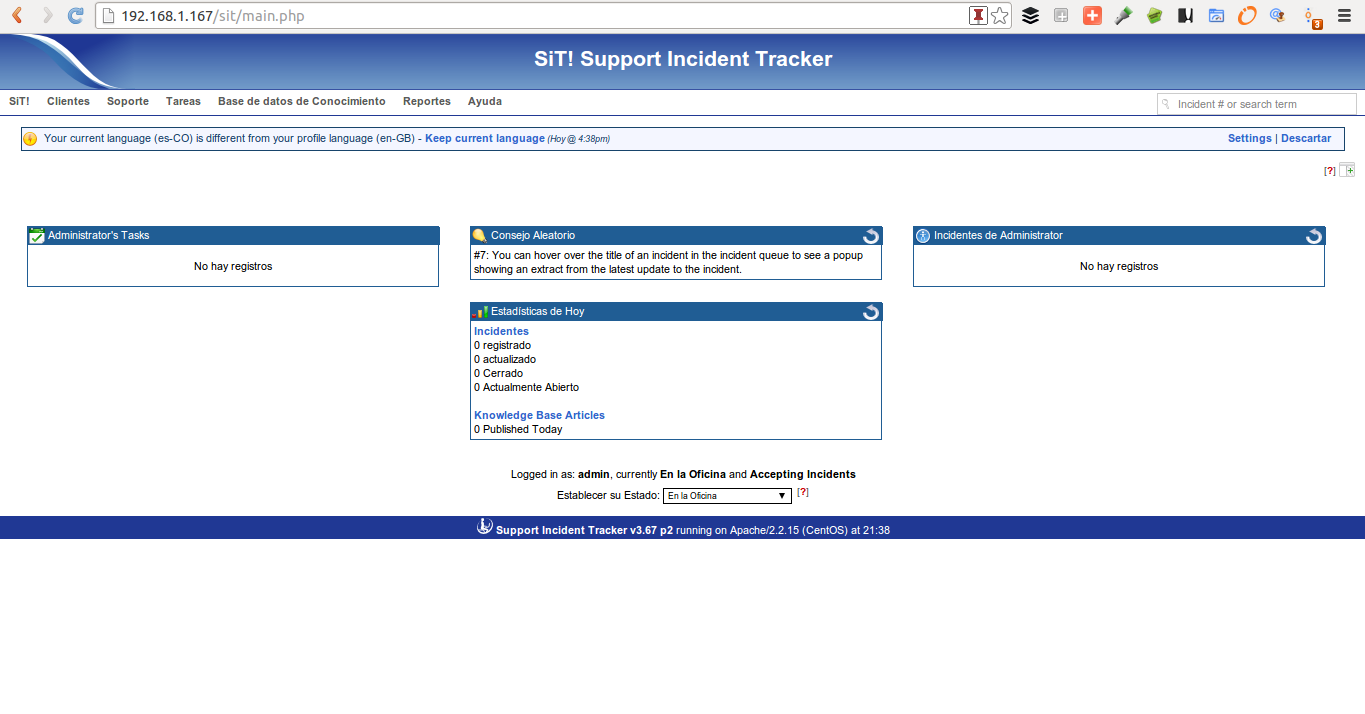 Como instalar Support Incident Tracker ~ videoJuegos y Open Source