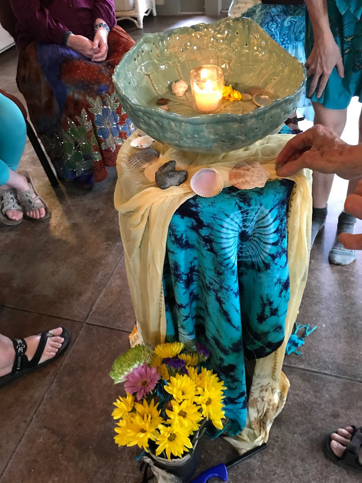 When I was 69 (now 80): Inanna's Daughters water ritual