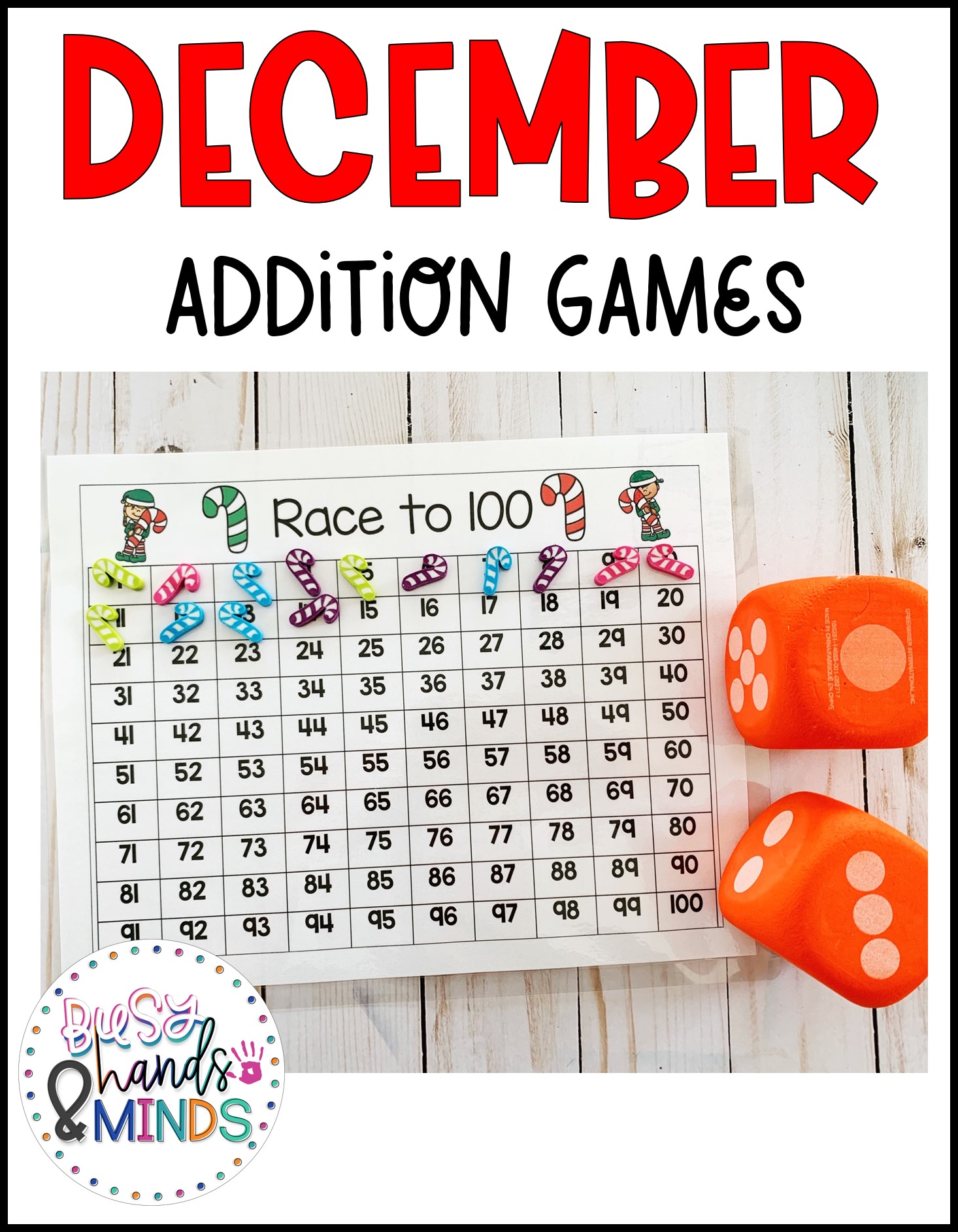 December Addition Games | Busy Hands and Minds