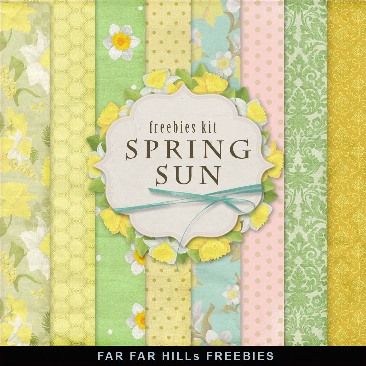 New Freebies Kit of Backgrounds - Spring Sun:Far Far Hill - Free ...