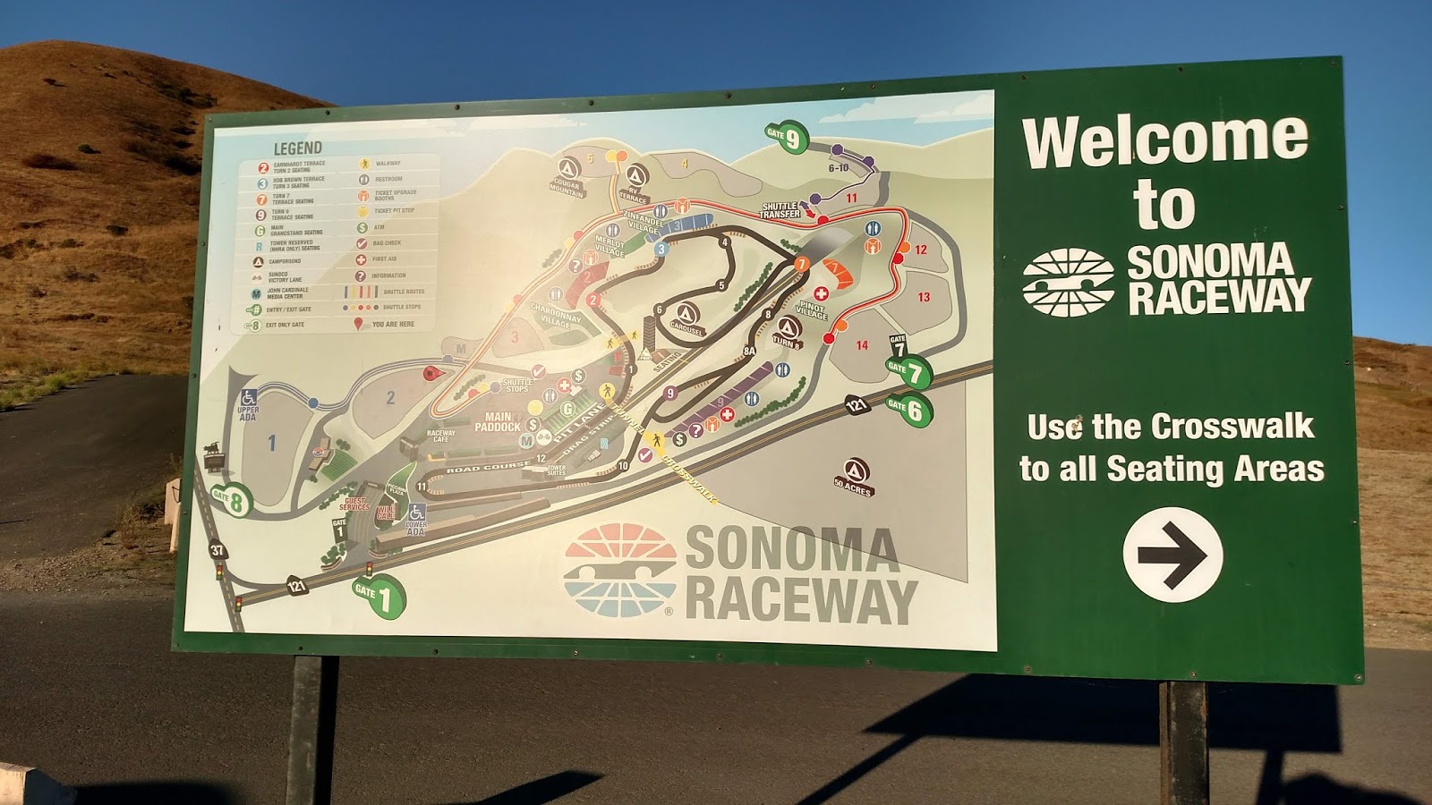 Where in the U.S. are Dave and Shannon: Sonoma Raceway, California