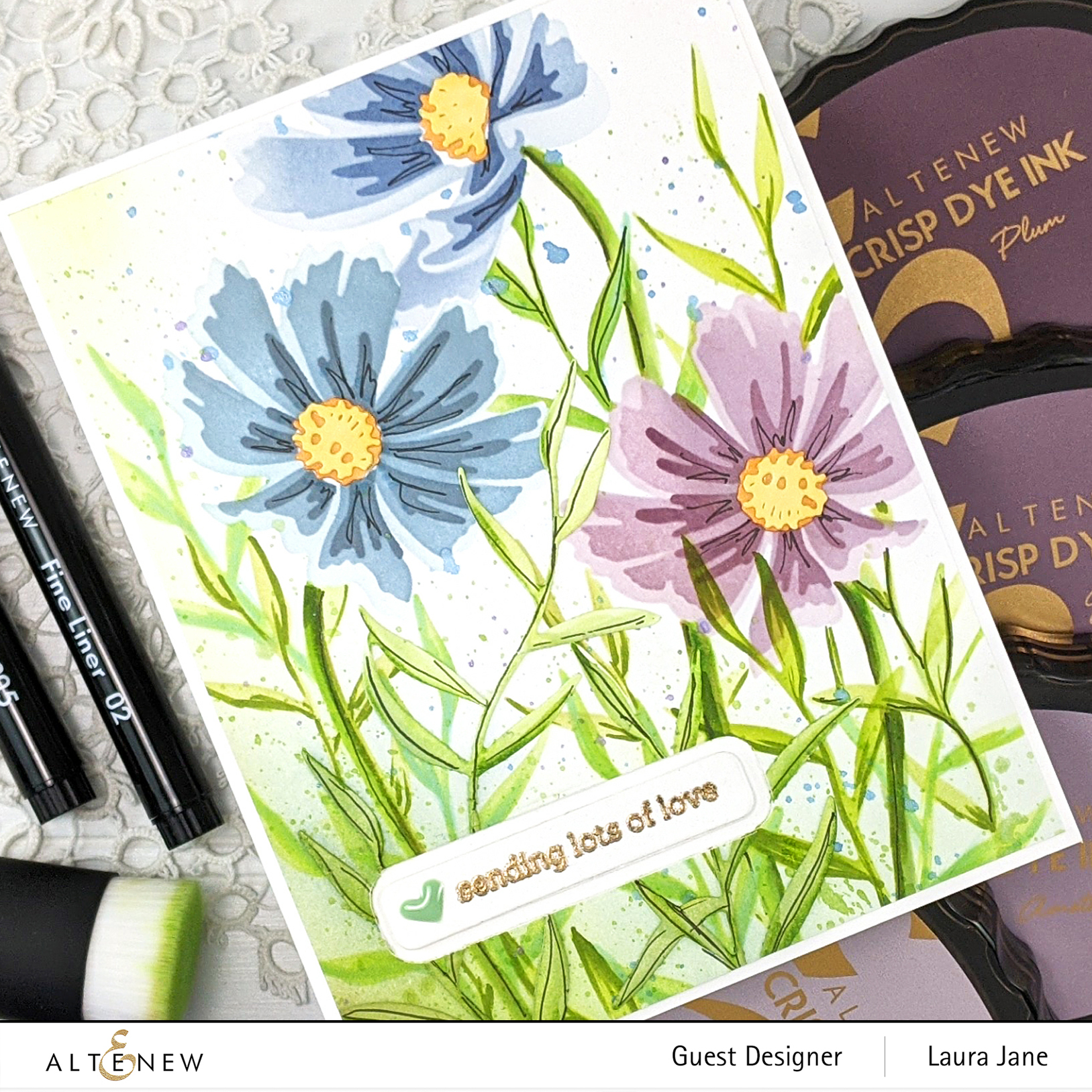 After-Hours Ink & Flowers: Altenew Craft-A-Flower: Cosmos Layering Die ...