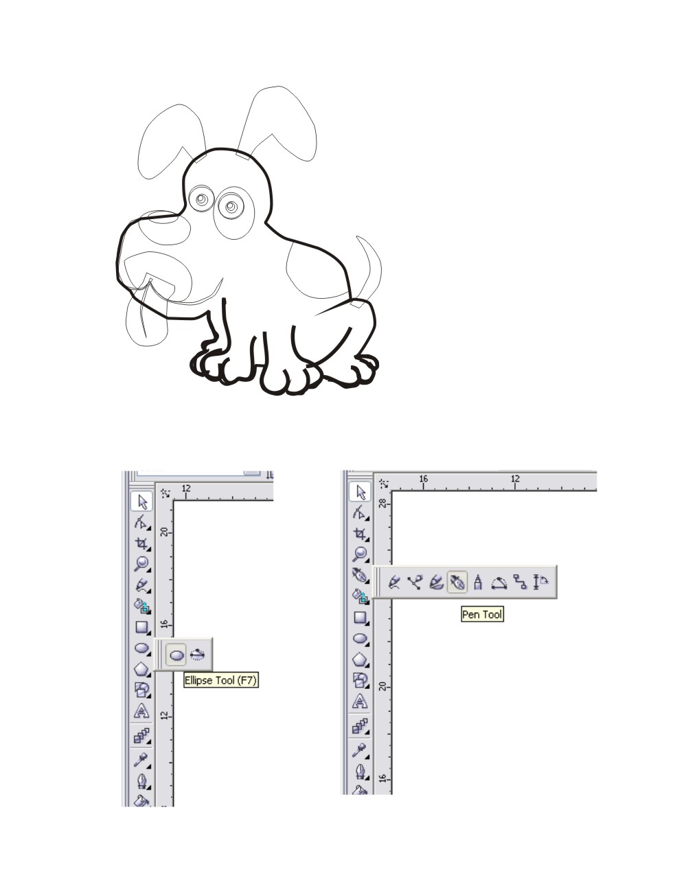 Tutorial CorelDraw Small Dog Picture Made With CorelDraw tutorial-coreldraw-small-dog-picture-made-with-coreldraw