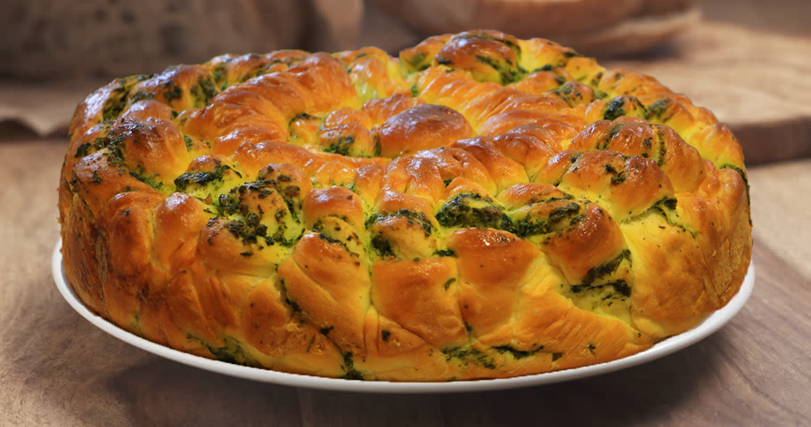 POGACHA WITH FETA AND SPINACH - Balcan Cuisine