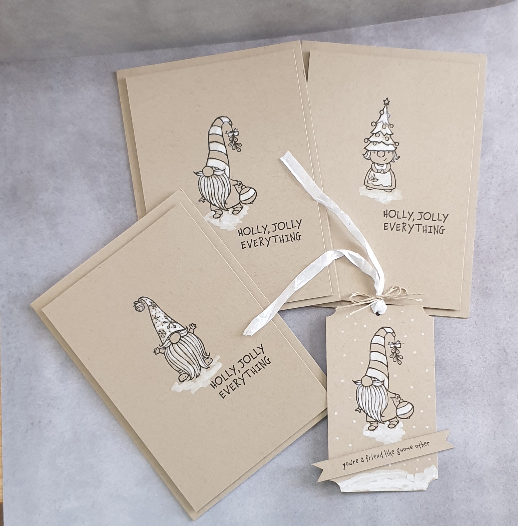 2biggirlscrafting: Make it simple Monday Gnome for the Holidays