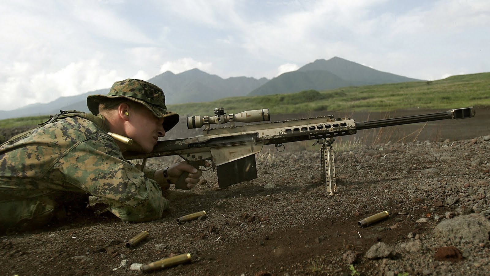 My Desktop: Sniper taking a shot