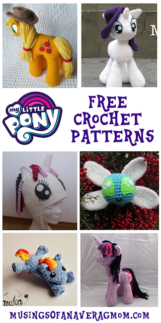 Musings of an Average Mom: My Little Pony - free crochet patterns
