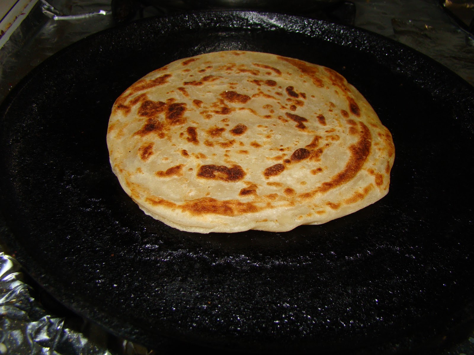 Egg Parotta a.k.a Muttai Parotta