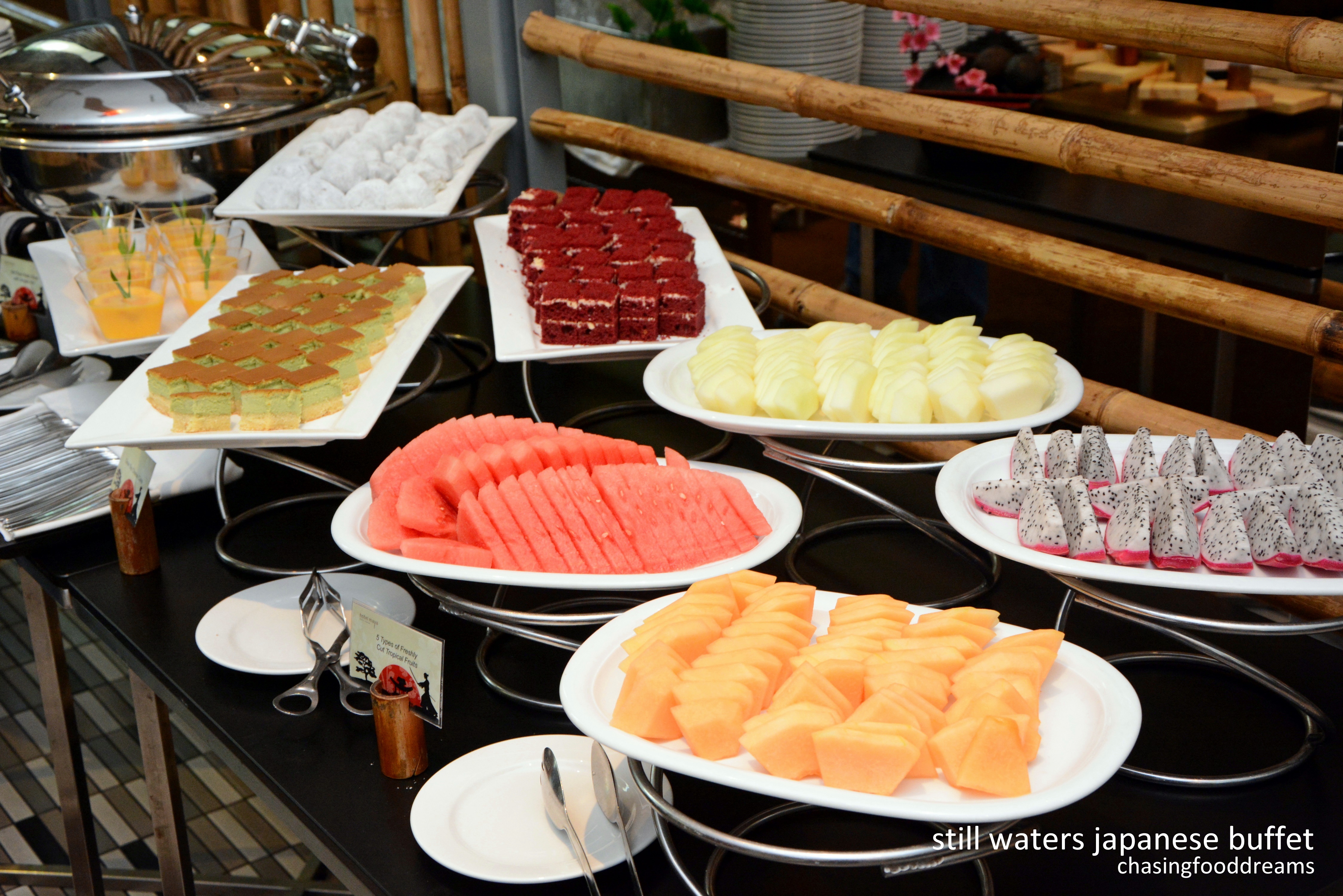 CHASING FOOD DREAMS: Saturday Japanese Buffet @ Still Waters, Hotel ...